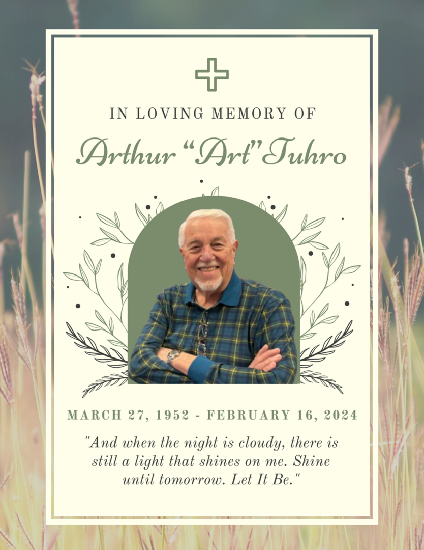 Tuhro, Arthur Richard "Art" - Kutis Funeral Home Inc